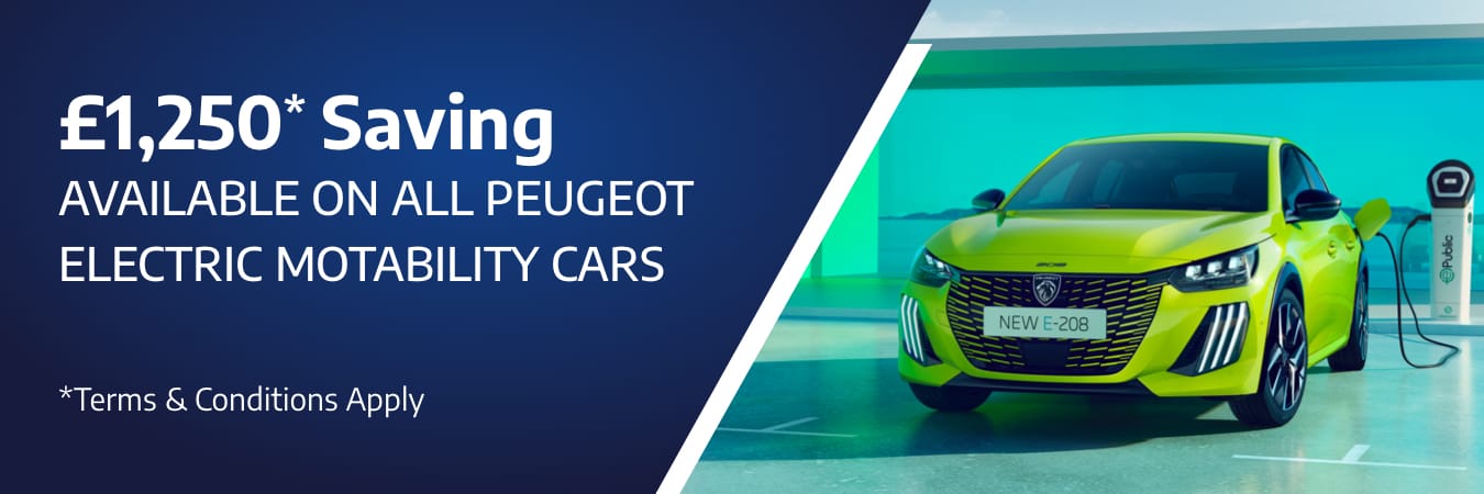 Peugeot electric cars on Motability scheme | Peugeot Motability ...