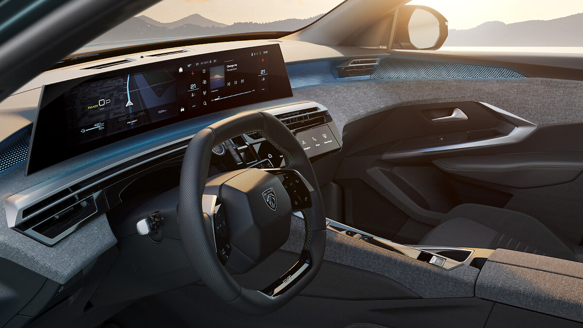 Peugeot unveiled the new Panoramic I-Cockpit | New Peugeot I-Cockpit