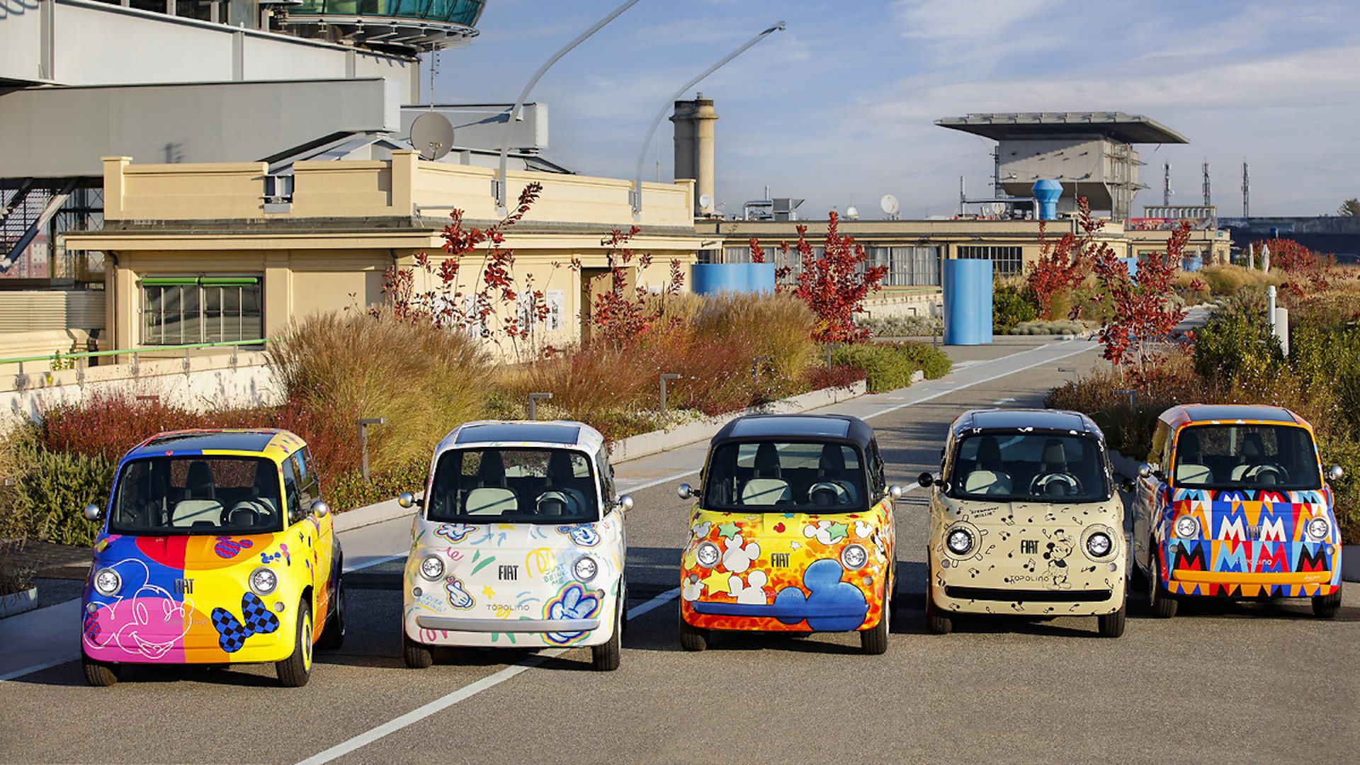 Fiat Reveals Disney Styled Topolino | Fiat Unveils 5 Unique Mickey ...