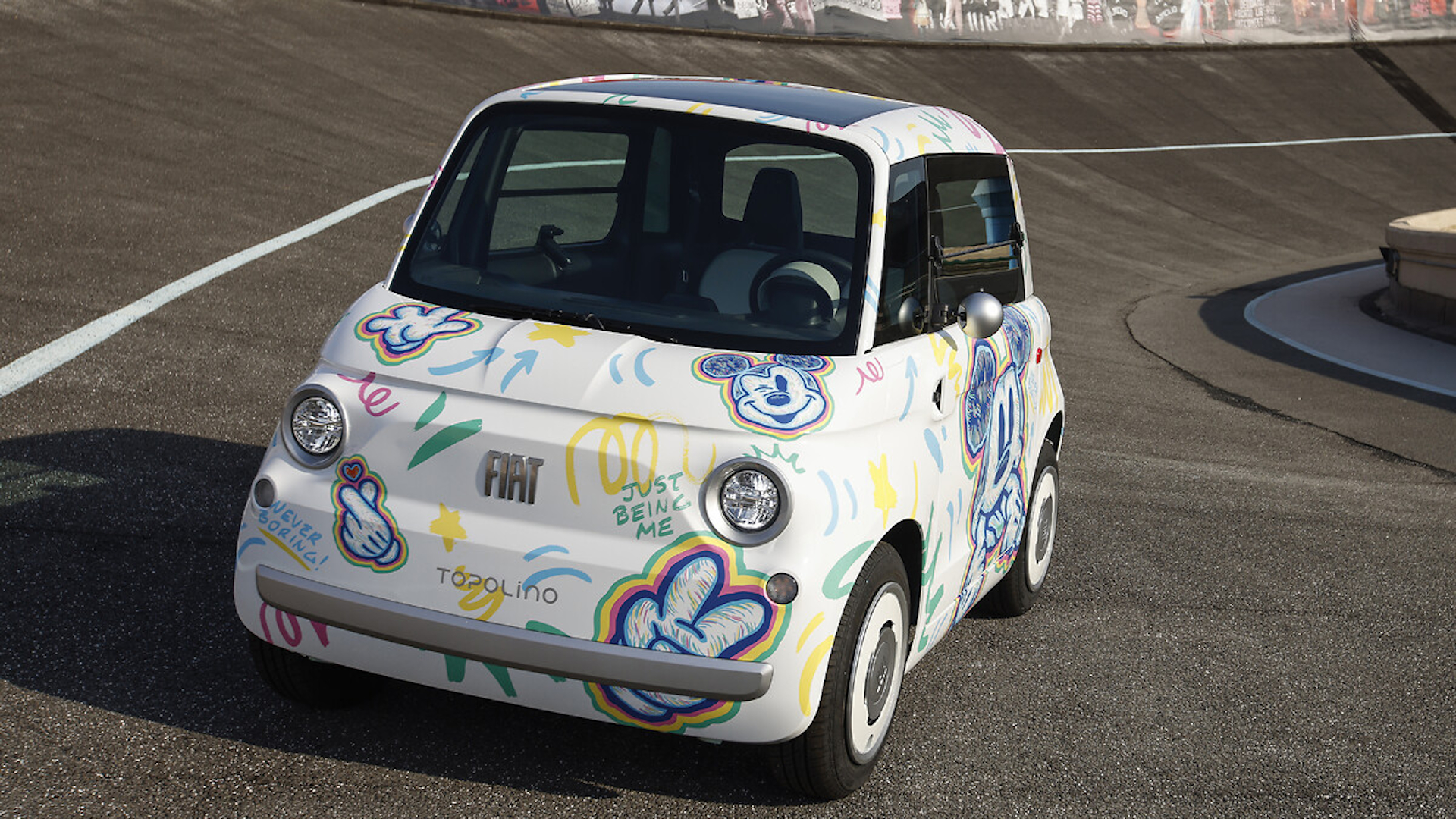 Fiat Reveals Disney Styled Topolino | Fiat Unveils 5 Unique Mickey ...