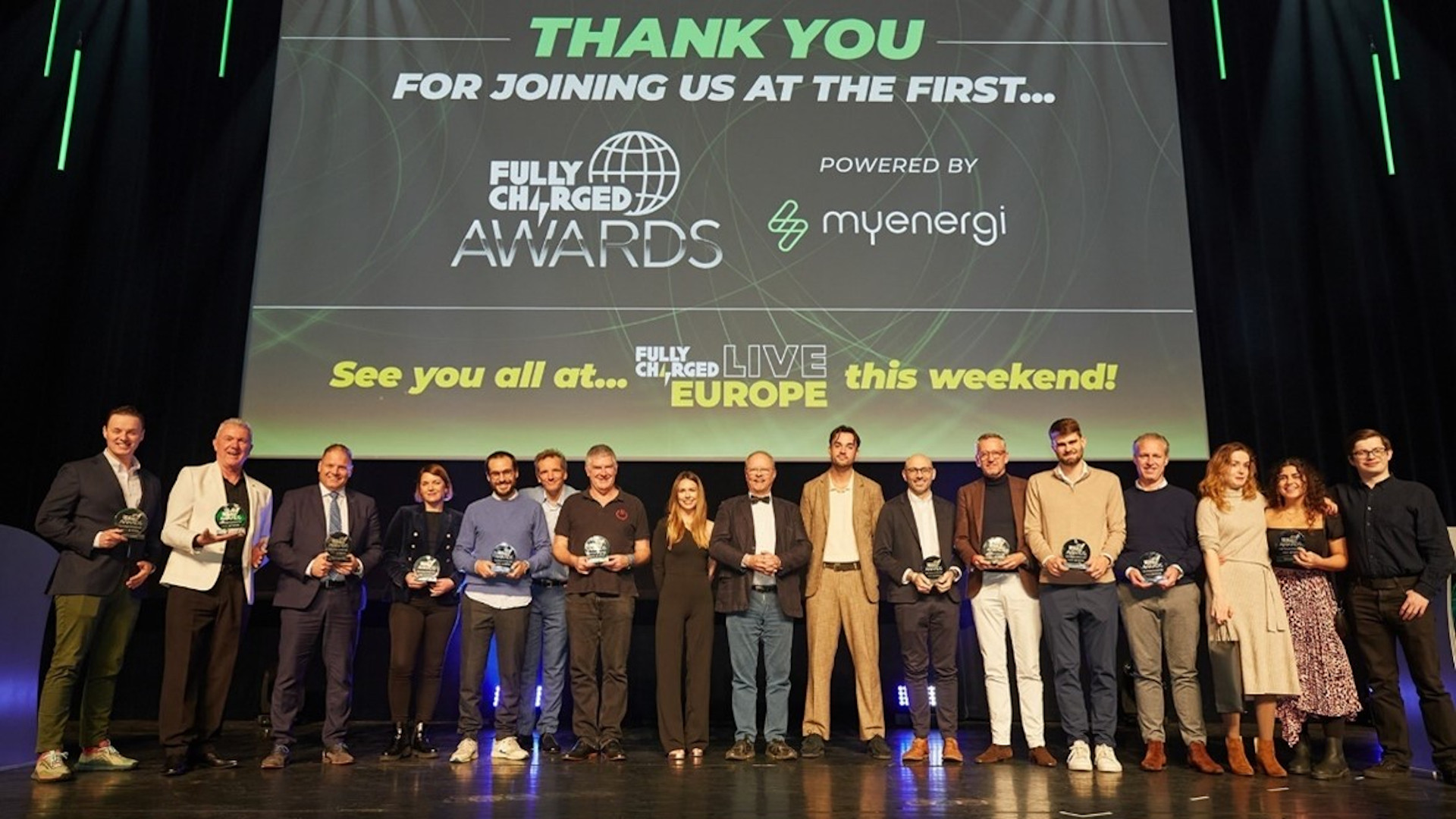 Fiat 500e Best Small EV | Fully Charged Awards Crown 500e Best Small EV