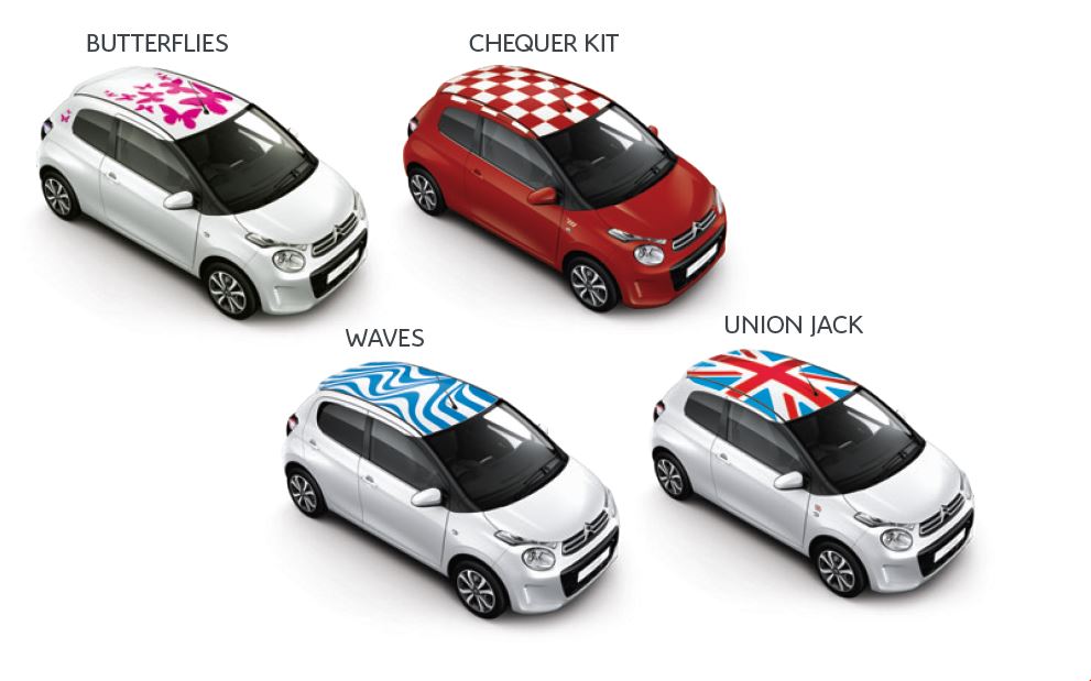 Citroen C1 and DS 3 Roof Graphics