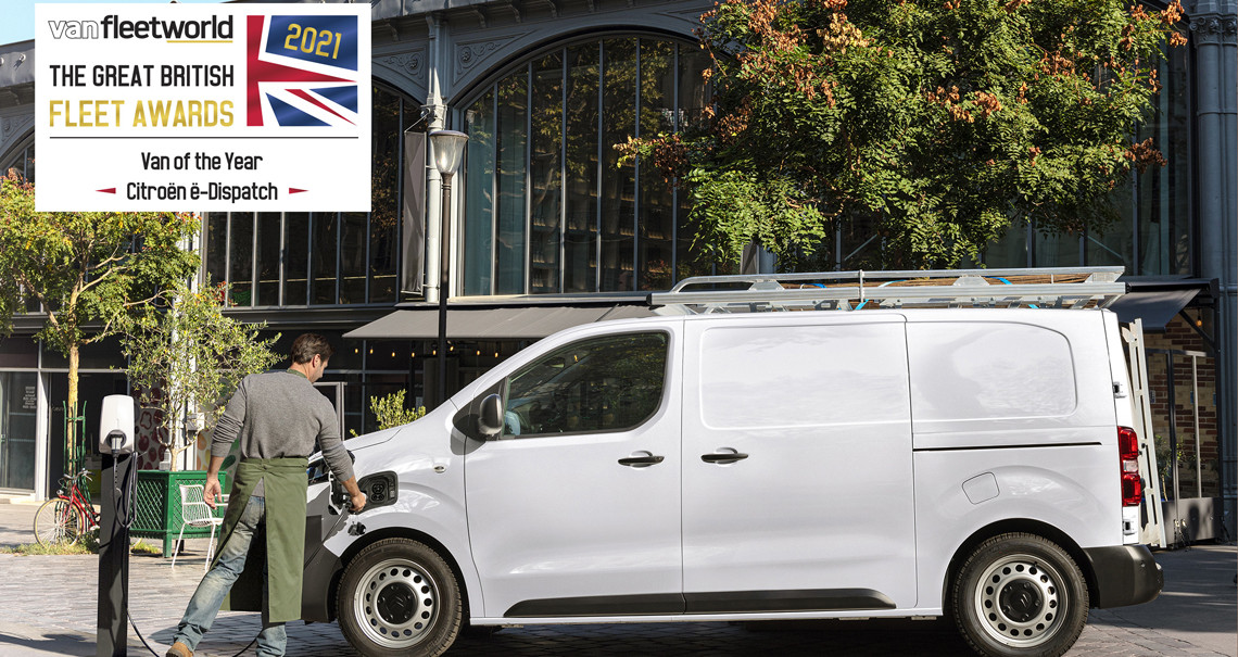 New Citroen e-Dispatch Award | Electric Vans | Low C02 Vans