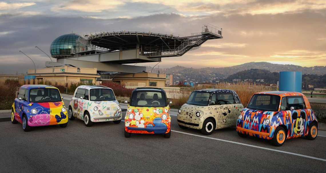 Fiat Reveals Disney Styled Topolino | Fiat Unveils 5 Unique Mickey ...