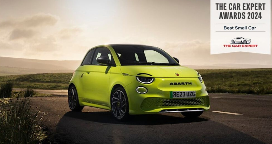Best Small Car 2024 Awarded to Abarth 500e at the Car Expert Awards